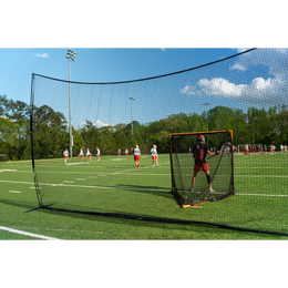 Pop-Up 21'x11' Lacrosse Backstop & Barrier Net for Sale at Crankshooter ...